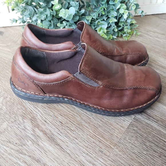 boc | Shoes | Boc Born Concept Brown Leather Loafers Size 9 | Poshmark